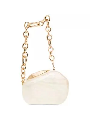 Cult Gaia Althea Marble-effect Clutch Bag