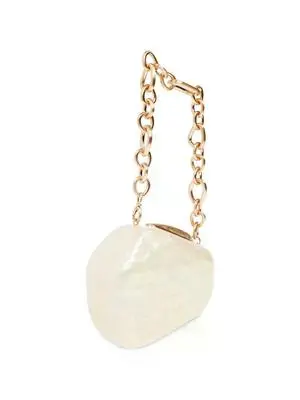 Cult Gaia Althea Marble-effect Clutch Bag