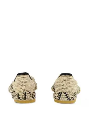 KASHURA Hand-crocheted Patterned Sandals - Neutrals