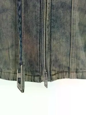 DIESEL® Faded-effect Zip-up Denim Jacket