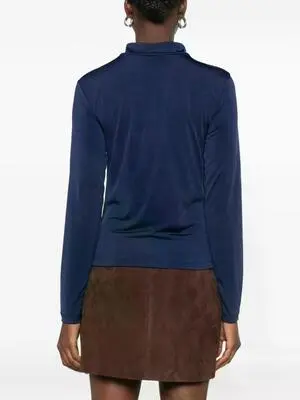 HOMAGE Long-sleeve Draped Top