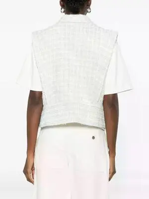 HOMAGE Tweed Buckle-fastening Waistcoat