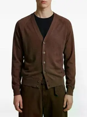 LEMAIRE Relaxed Twisted Cardigan In Merino Blend
