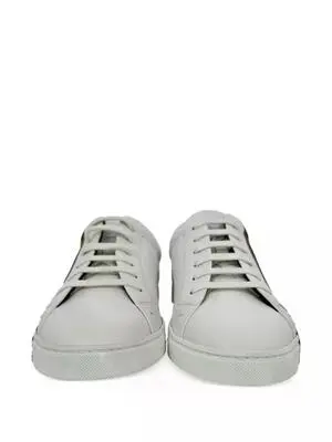 Fendi Logo-print Low-top Leather Sneakers