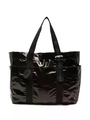 JACK GOMME Caly Coated Tote Bag - Brown