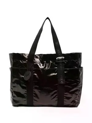 JACK GOMME Caly Coated Tote Bag - Brown