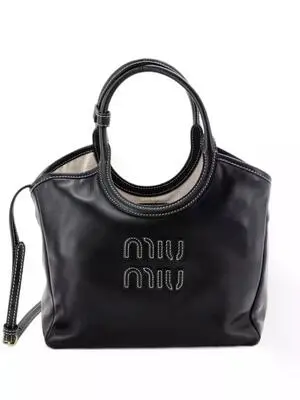 Miu Miu Ivy Tote Bag Leather Small Shoulder Bag