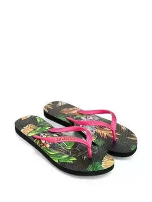 KAT MACONIE Sola Leopard-print Flip-flops