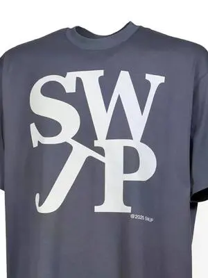 SWJP Love Park Logo-print T-shirt - Blue