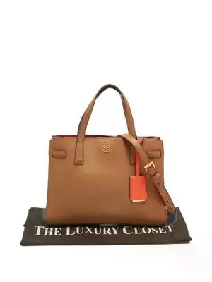 Tory Burch Small Walker Leather Tote Bag