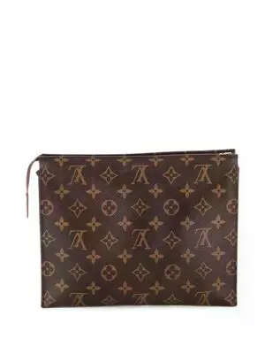 LOUIS VUITTON Toiletry Pouch Monogram Canvas 26 Clutch Bag - Brown