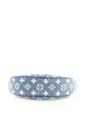 LOUIS VUITTON Loop Handbag Monogram Jacquard Denim Hobo Bag