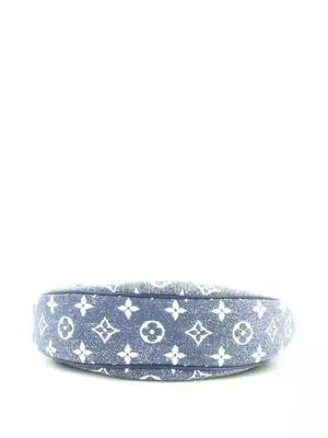 LOUIS VUITTON Monogram Jacquard Denim Hobo Bag - Blue