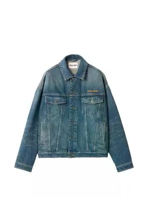 Miu Miu Denim Blouson Jacket