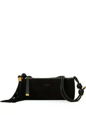 TWINSET Suede Cylinder Bag With Tassel - Black