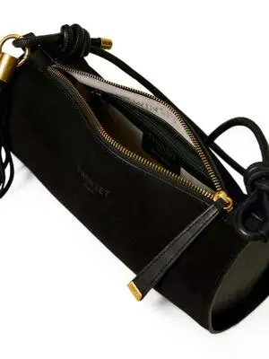 TWINSET Suede Cylinder Bag With Tassel