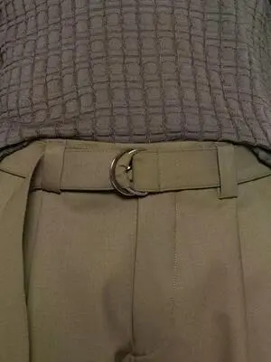 ERALDO Belted Pleated Trousers