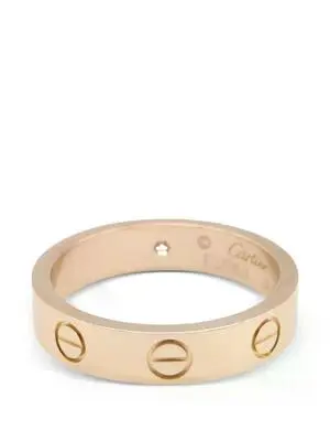 Cartier Mini Love Diamond Ring - Pink