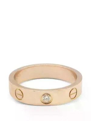 Cartier Mini Love Diamond Ring - Pink