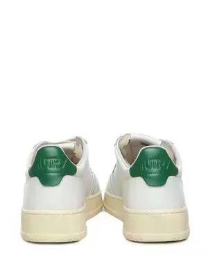 AUTRY Medalist Low Sneakers In And Green Leather