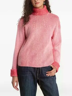 Desigual Ribbed-knit Roll-neck Sweater