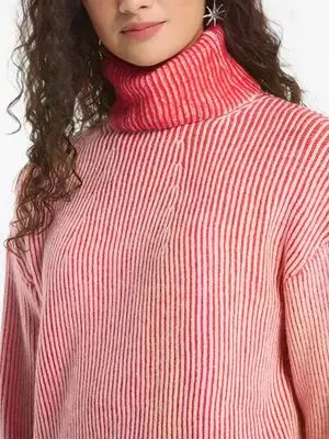 Desigual Ribbed-knit Roll-neck Sweater