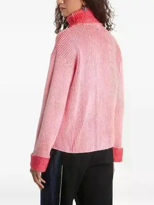 Desigual Ribbed-knit Roll-neck Sweater