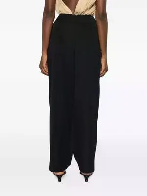 Balmain Grain De Poudre Draped Trousers