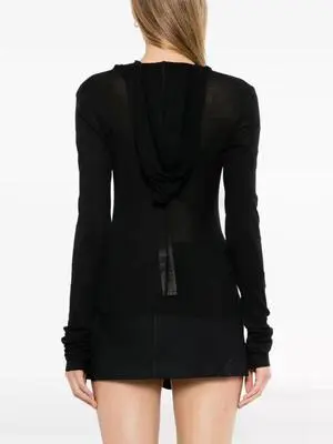Rick Owens Long-sleeve Sheer Top
