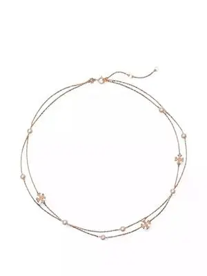 Tory Burch Moondance Layered Pearl Necklace