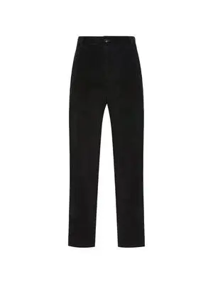 Moncler Corduroy Straight-leg Trousers - Black