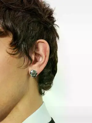 MAISON MARGIELA Asymmetric Faceted Earrings