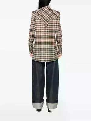 Seafarer Check-pattern Western Shirt