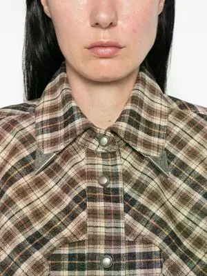 Seafarer Check-pattern Western Shirt