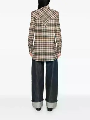 Seafarer Check-pattern Western Shirt