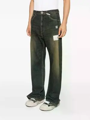 Mihara Yasuhiro Logo-patch Buttoned Jeans