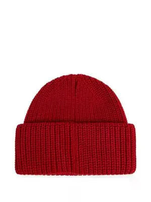 Dsquared2 Logo-patch Ribbed-knit Beanie Hat