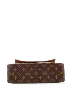 LOUIS VUITTON Looping Handbag Monogram Canvas Mini Satchel