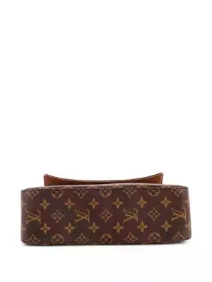 LOUIS VUITTON Monogram Canvas Looping Mini Satchel Handbag