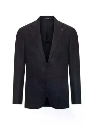 Tagliatore Vesuvio Check Wool Blazer