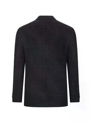 Tagliatore Vesuvio Check Wool Blazer
