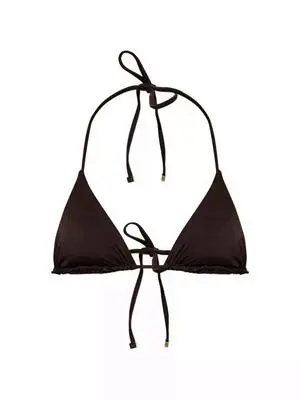 Dsquared2 Halterneck Triangle Bikini Top - Brown