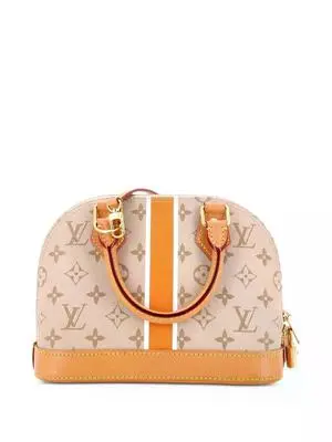 LOUIS VUITTON Monogram Alma Bb Satchel - Neutrals