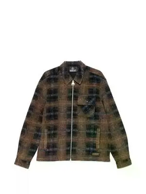 Barbour Check-pattern Zip-up Jacket
