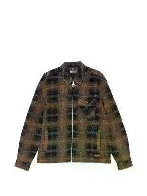 Barbour Check-pattern Zip-up Jacket