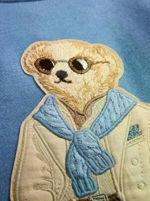 Ralph Lauren Purple Label Polo Bear Patch Sweatshirt