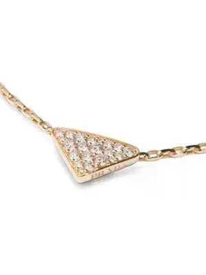 Prada Eternal Eternal Diamonds Mini Triangle Pendant Necklace