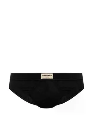 Dsquared2 Logo-patch Briefs - Black