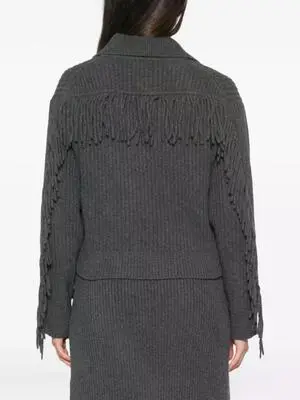 Simkhai Natalia Fringe-trimmed Sweater