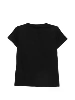 Liu Jo Sequinned-logo T-shirt